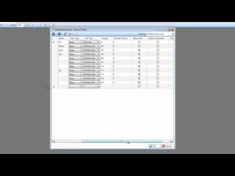 Using database table source in Centerprise Data Integrator