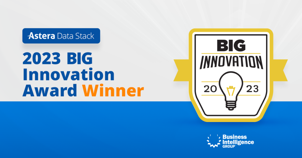 Astera Data Stack Awarded Big Innovation Award 2023