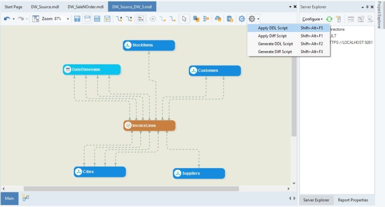 Generate Database Schema using Automated Forward Engineering