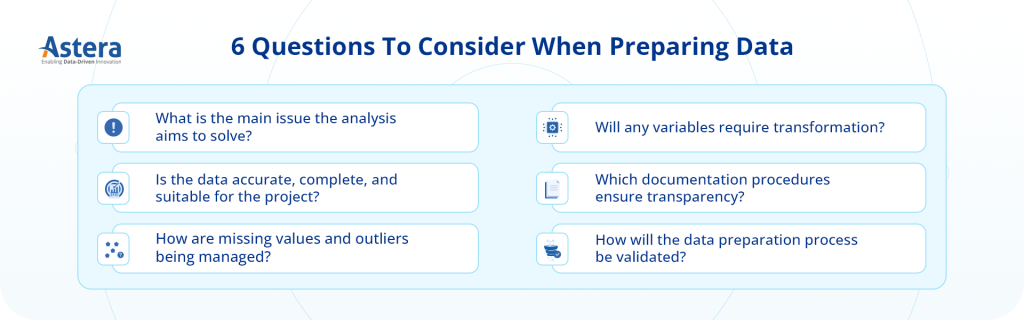 6 Crucial Questions to Help You Prepare Your Data For Analysis
