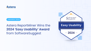 Astera ReportMiner Wins the 2024 'Easy Usability Award' from SoftwareSuggest