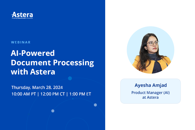 AI-Powered Document Processing with Astera | Astera