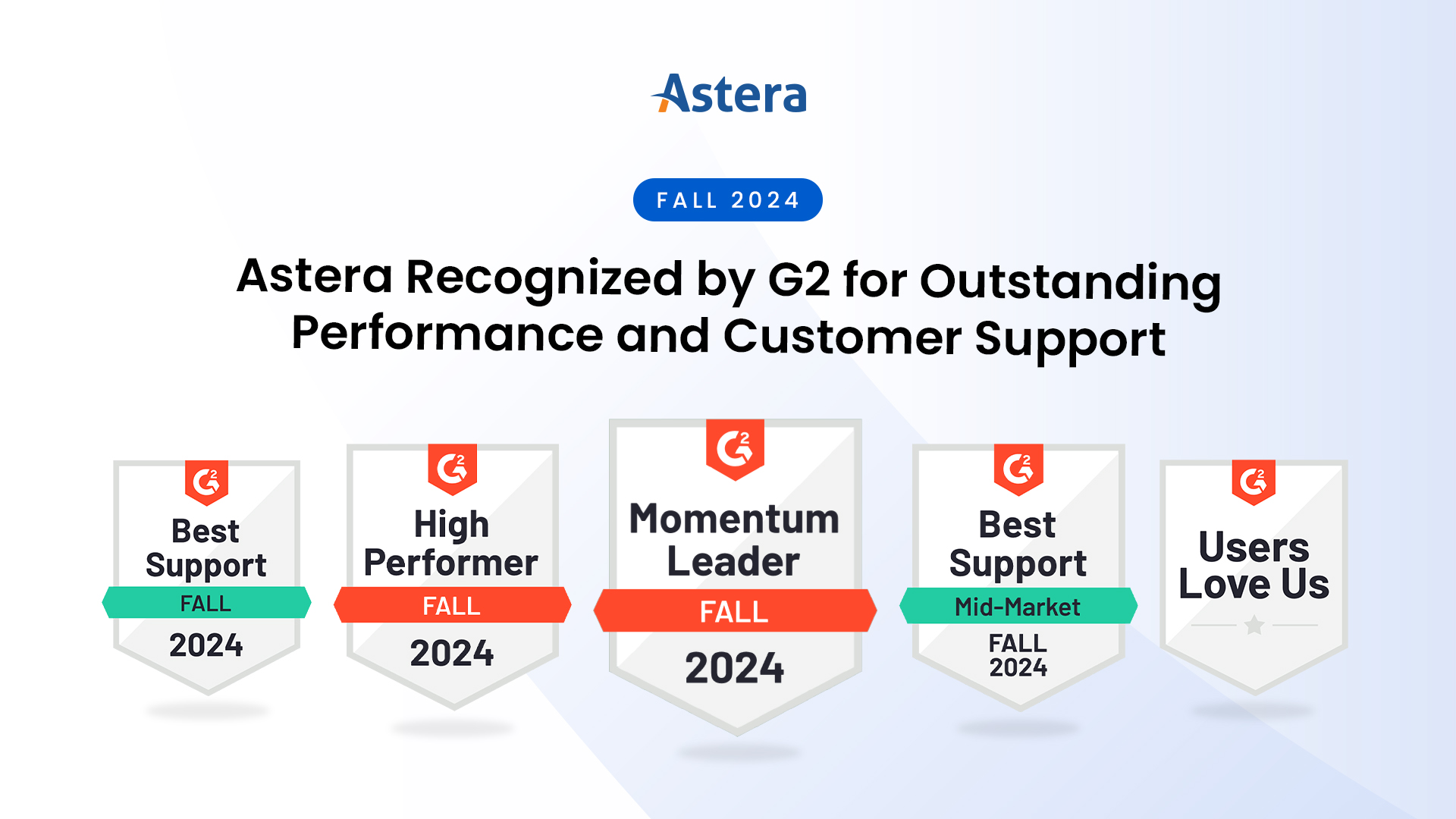 Astera Recognized as a Momentum Leader in G2’s Fall 2024 Report