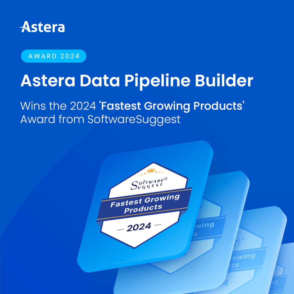 Astera Data Pipeline Builder Wins 2024 Fastest Growing Award