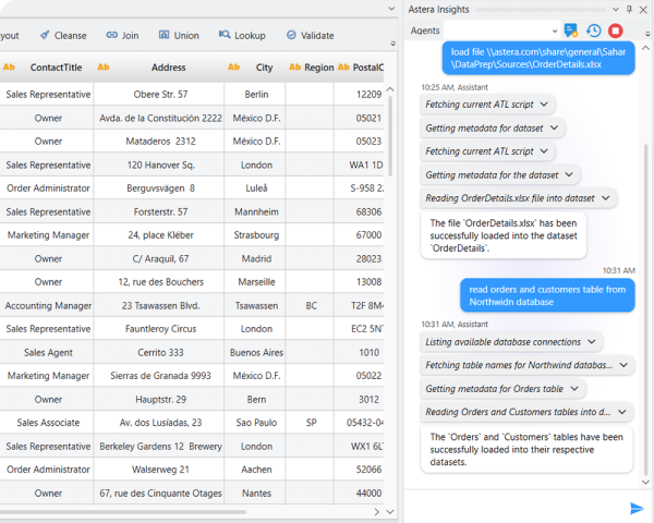 Astera Générateur de pipelines de données | Solution d'intégration de données IA